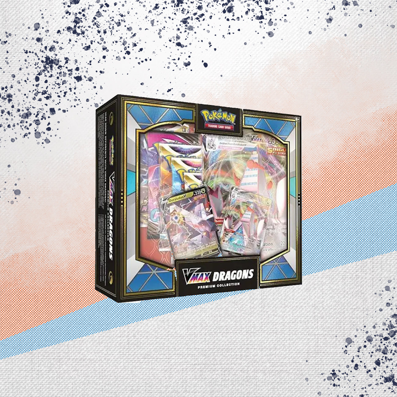 Pokemon VMAX Dragons Premium Collection Box – Nite & Day Cards and ...